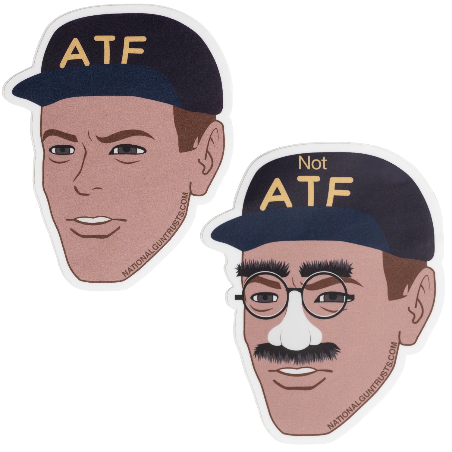 ATF Guy Meme Sticker & NOT ATF Guy Meme Sticker – National Gun Trusts